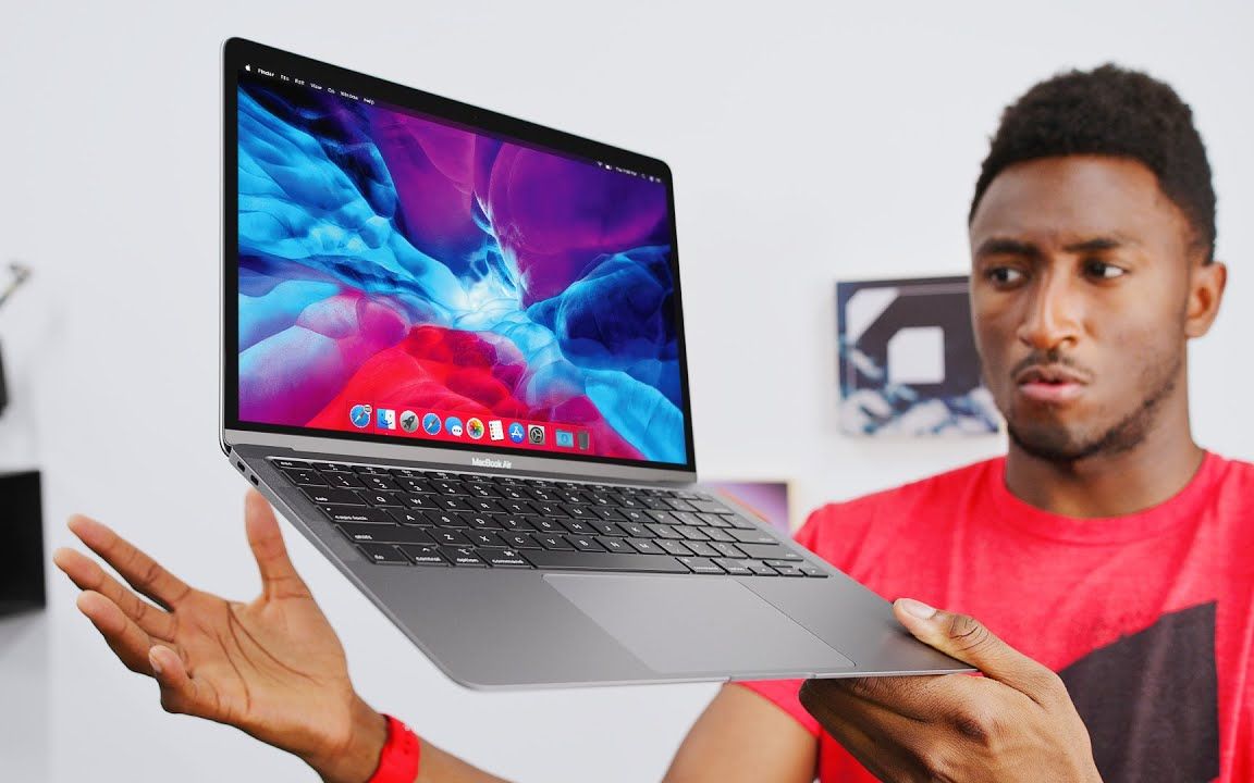 【MKBHD丨机翻】2020 MacBook Air开箱印象测评 全新的屏幕体验 - ...