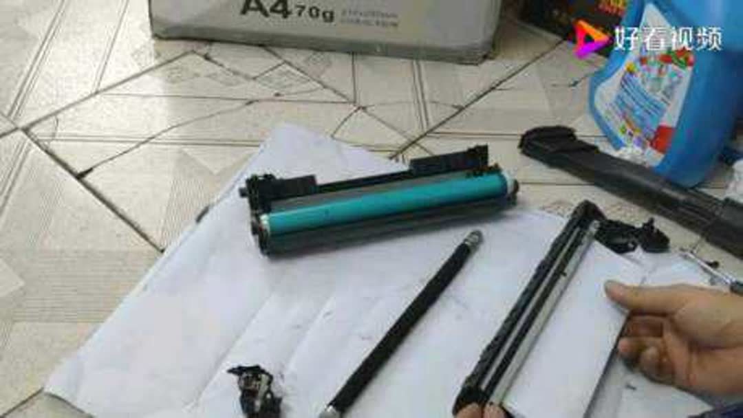 打印机加完碳粉打印淡,现场又没带配件怎么办,试试这个方法