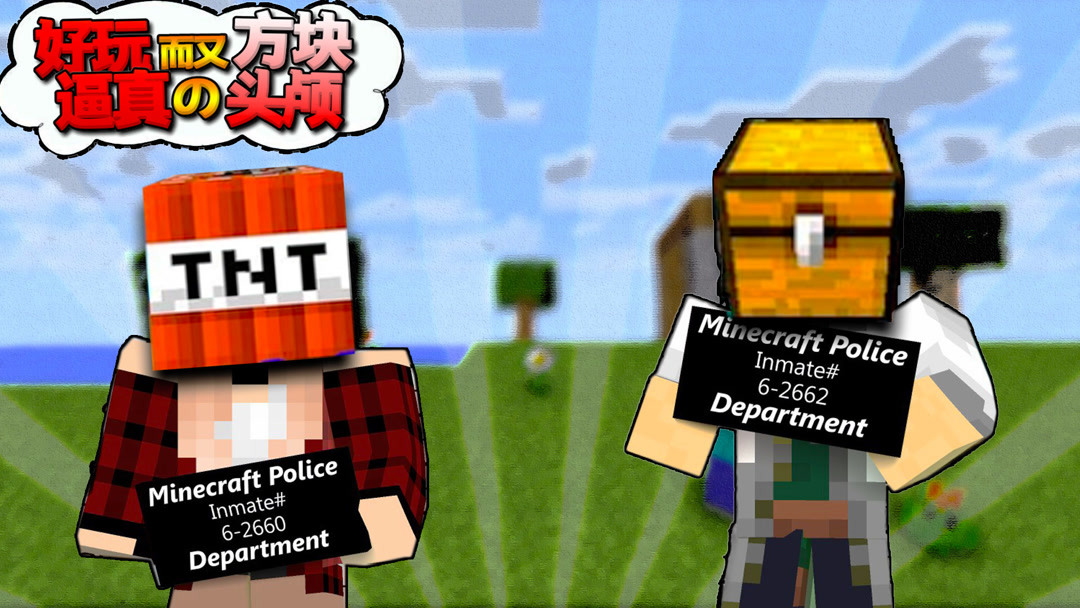 我的世界:能让人变成方块的头颅