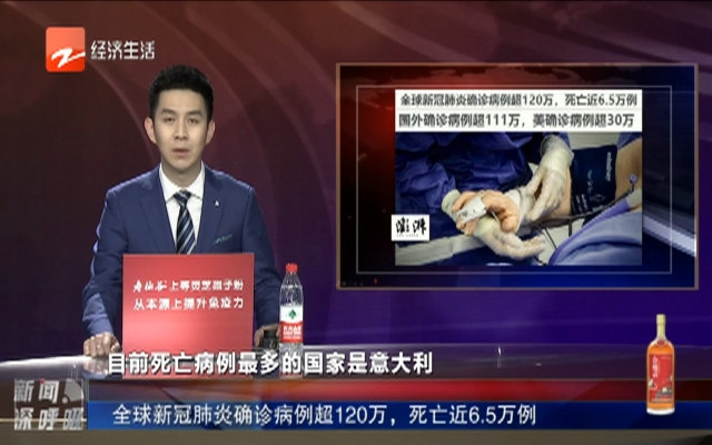 全球新冠肺炎确诊病例超120万,死亡近6.5万例