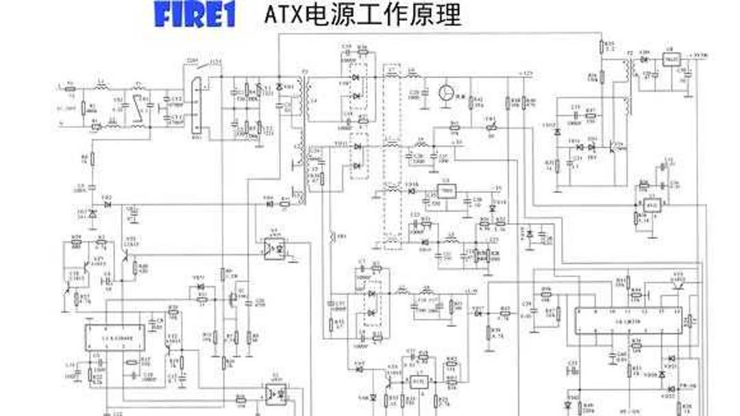 主机ATX电源工作原理,待机电压怎么样产生,电脑主板开机流程
