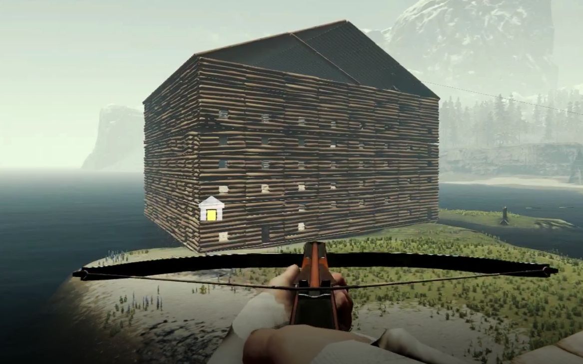 用木头造起的大楼【森林】