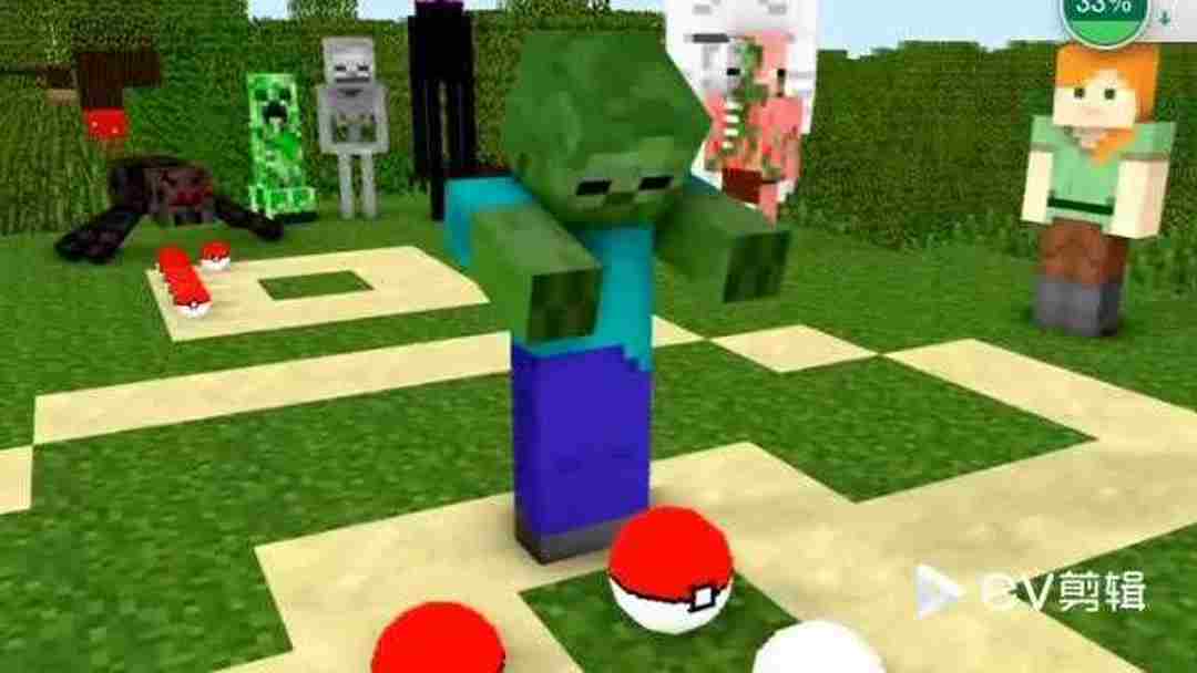 我的世界:宠物蛋开出皮卡丘来到我的世界 游戏