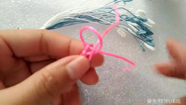 一分钟学会编蛇结,零基础的手工编绳