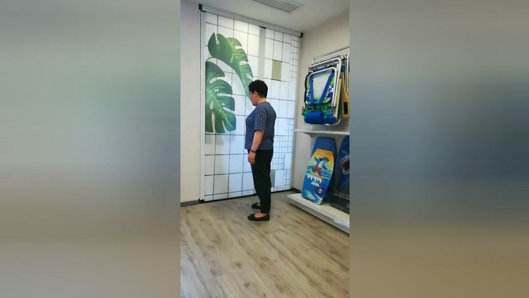 现代简约隐形推拉门,