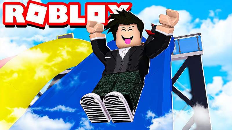 Roblox滑梯模拟器:超刺激过山车赛道!欢乐滑梯大作战!小格解说