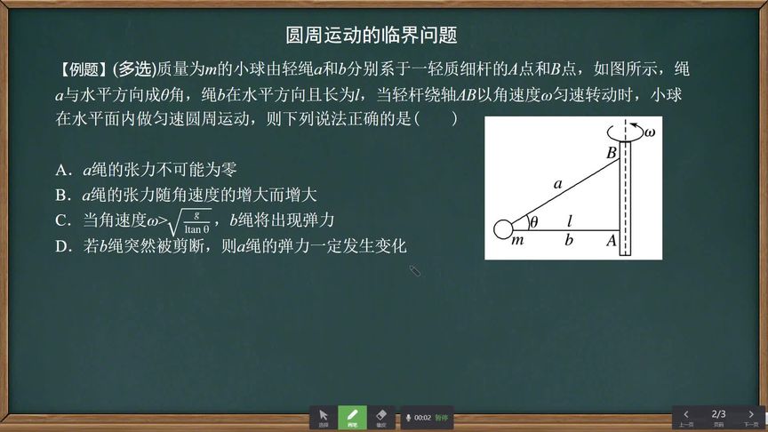 14.圆周运动临界问题,掌握好关键点,再难的题都不怕