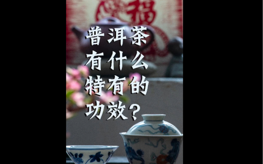 普洱茶有什么特有的功效?
