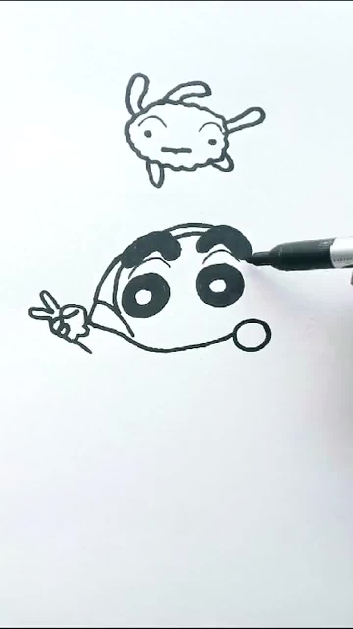 熊出没全集 熊出没 亲子早教简笔画 熊出没 蜡笔小新绘画早教视频