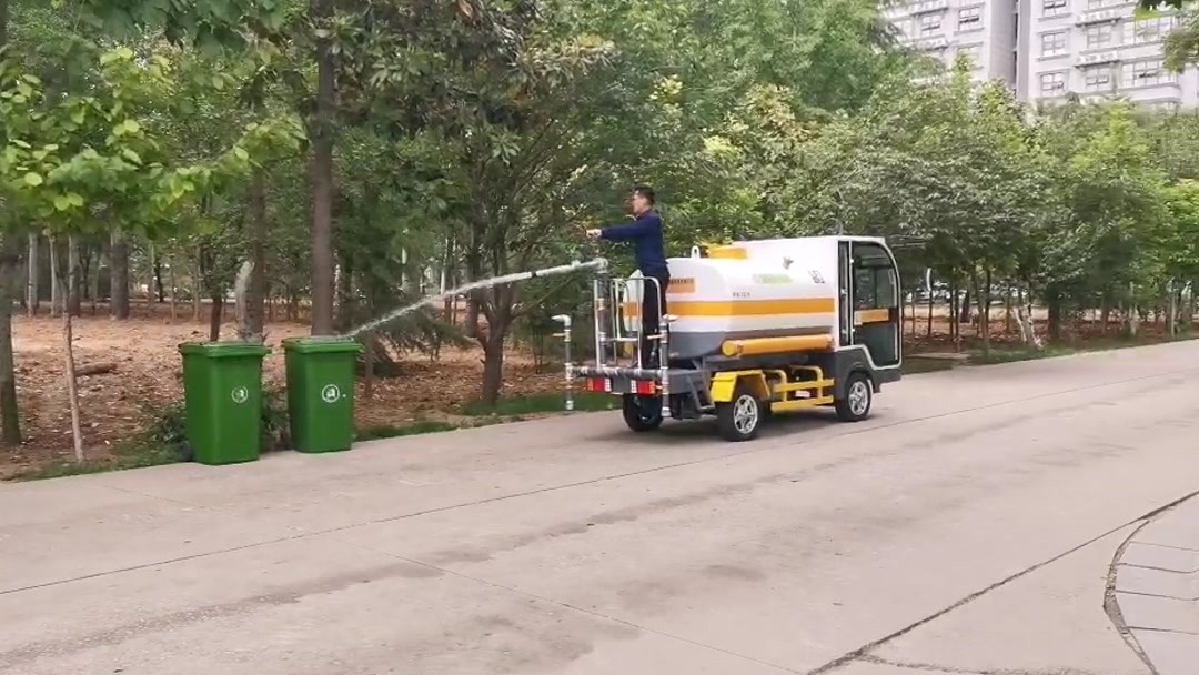 洒水车电动园林环卫洒水车