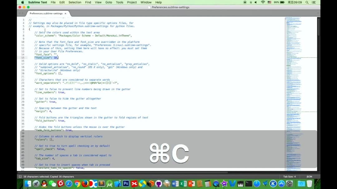 2. mac-设置 Sublime Text 3