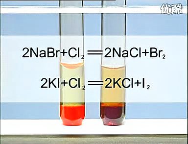 25氯水与溴化物及碘化物溶液的反应
