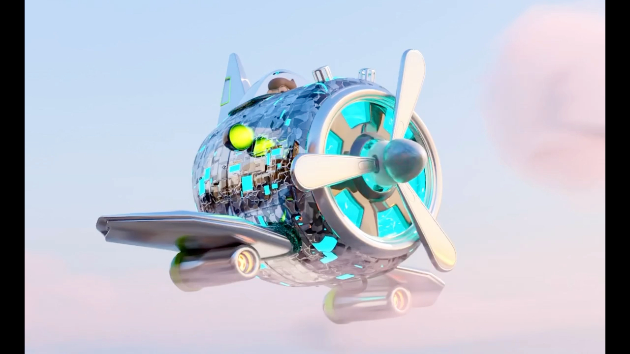 Blender新手教程完成篇-小飞机