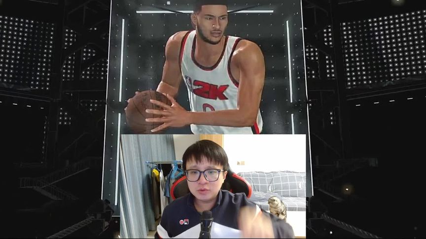 NBA2k21生涯模式第二残暴的建模,这么说没意见吧?#nba2k21