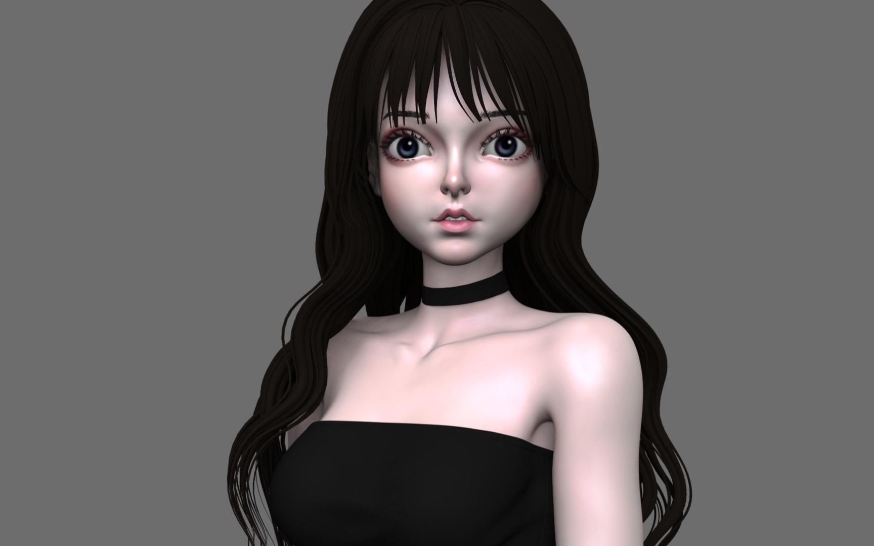 zbrush教程,看大佬如何用裸模雕刻一个胖胖的女性角色模型