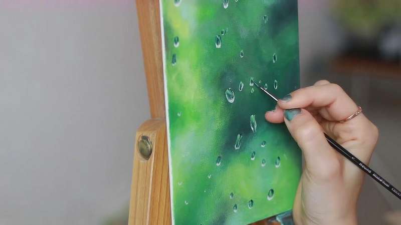 画水滴看起来简单其实不容易,这表现绝对给你满分