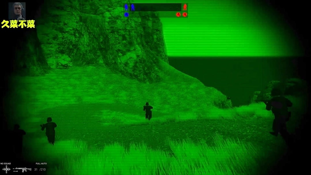 战地模拟器:还好有夜视仪,要不然的话根本就无法看到敌人