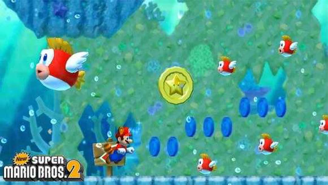 3DS新马里奥兄弟,欢乐水世界