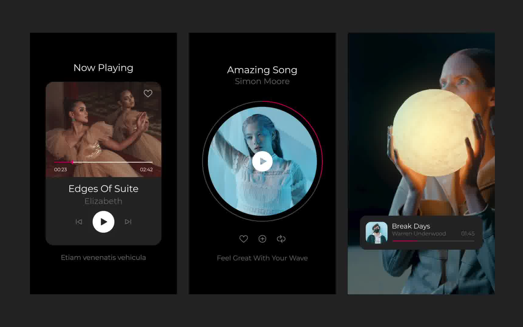 AE模板-音乐可视化效果的视频模板音频可视化音谱音乐节奏音乐播放...