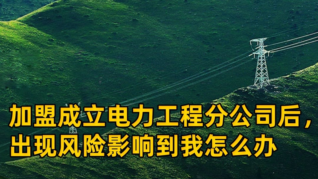 成立电力工程分公司后,总公司出现风险影响到我怎么办