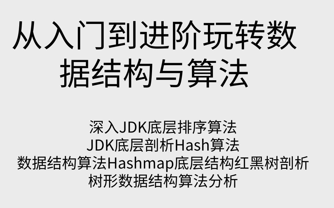 数据结构与算法一线互联网公司Java程序员进阶面试必备技术全集