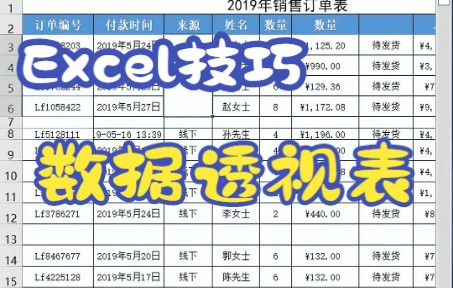 【excel表格制作】Excel-如何快速创建数据透视表, Excel技巧什么数据...