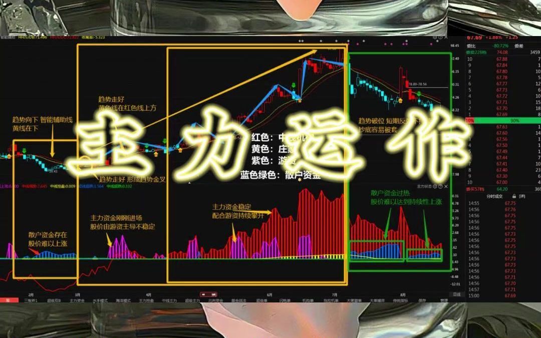 只看一个主力状态指标,看懂主力运作全过程!你学会啦吗?