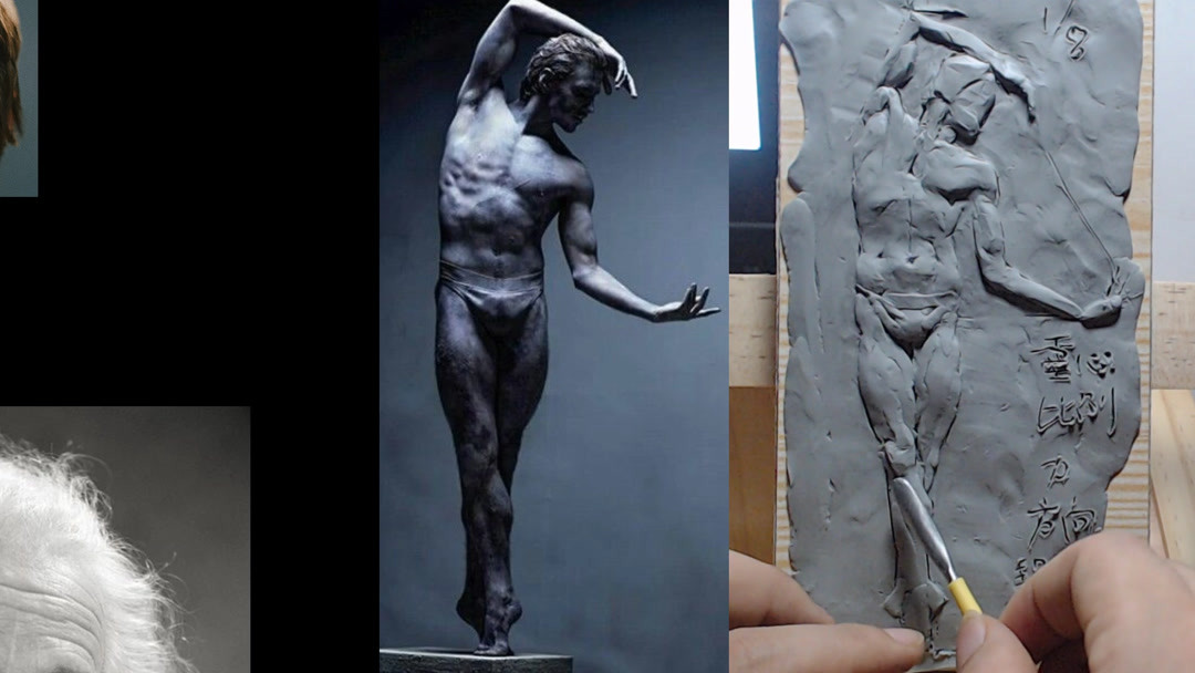 雕塑怎么学?雕塑基础教程浮雕全身制作泥塑人体结构理解制作方法