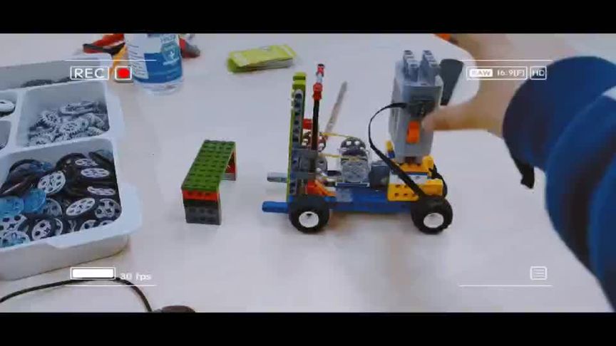 #机器人编程 #乐高积木搭建 #乐高搭建 #乐高机器人 #乐高 升降车