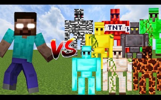 MC我的世界 HimVS不同傀儡车轮战