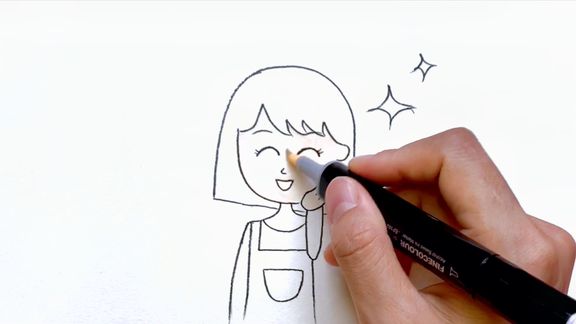 和蔼可亲的妈妈怎样画简单又好看?