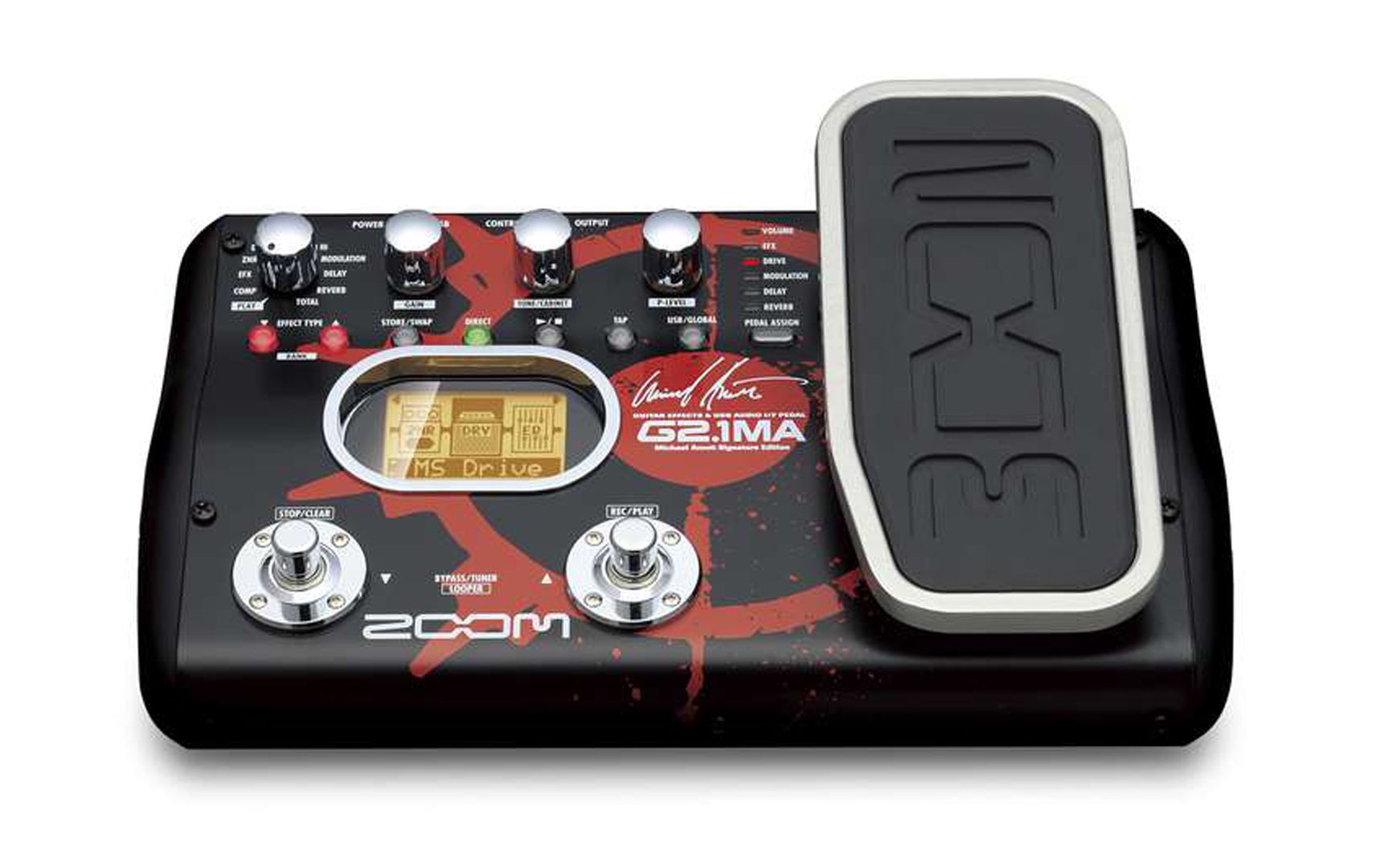 ZOOM G2.1NU G2.1MA 综合效果器 ---鼓机使用方法