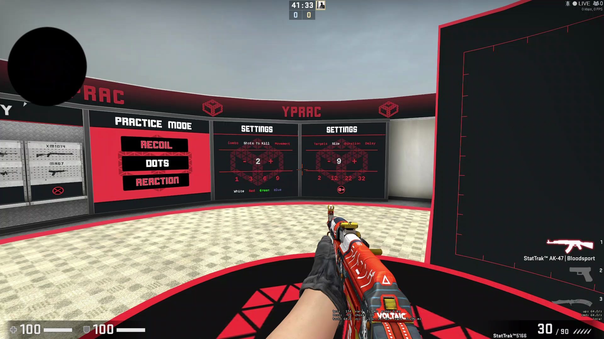 CSGO 瞄准射击 04 步枪压枪练习