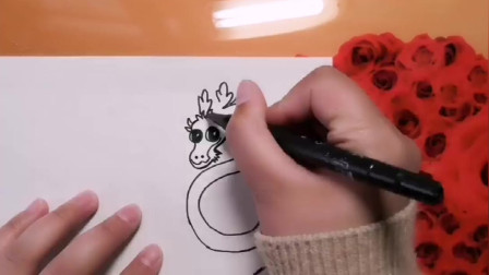 十二生肖,龙的简笔画