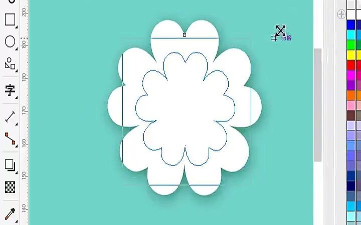【CDR就业教学】CDR怎么制作扁平化花卉边框 cdr导入的图片要不要...