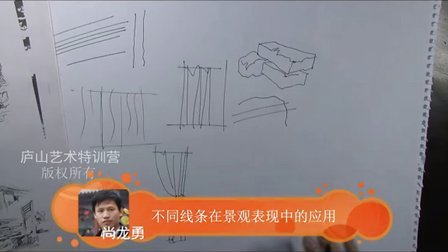   不同线条在景观表现中的应用