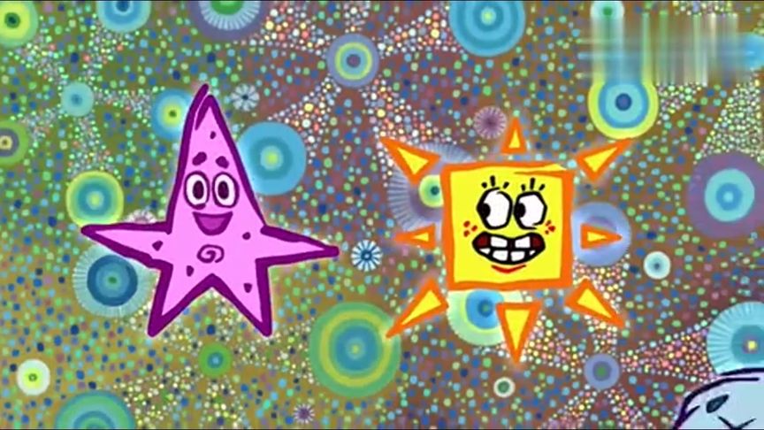 海绵宝宝经典片段:太阳 月亮 星星的故事