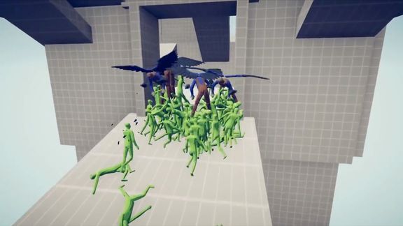 全面战争模拟器:乌鸦召唤师防御僵尸攻城,白长了翅膀