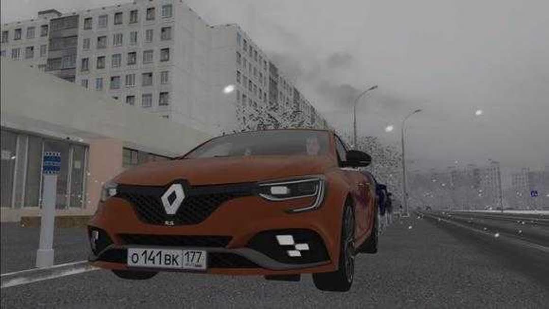 城市汽车驾驶:2018款Megane RS 多功能跑车在寒冬下驰骋!