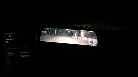 流媒体行车记录仪夜视效果