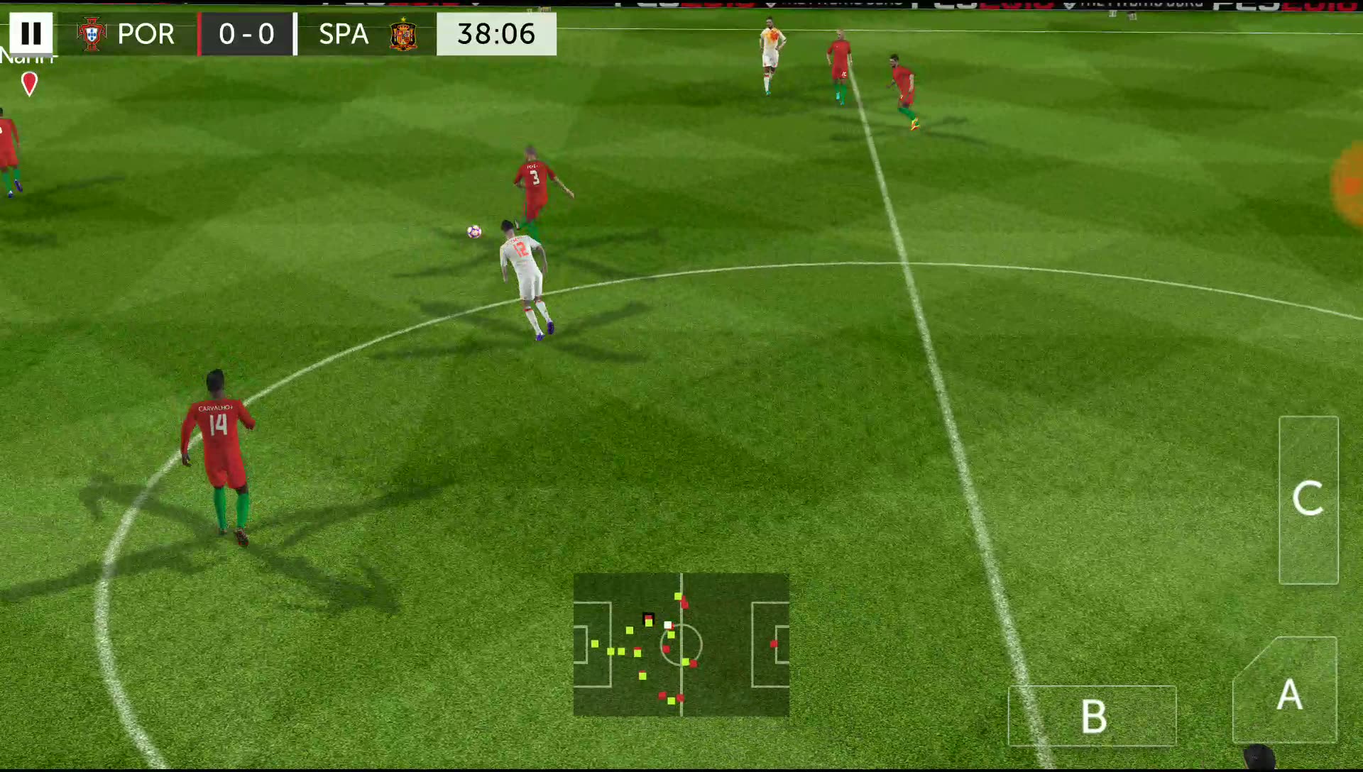 FTS15(模拟)2018世界杯小组赛第一轮B组葡萄牙VS西班牙