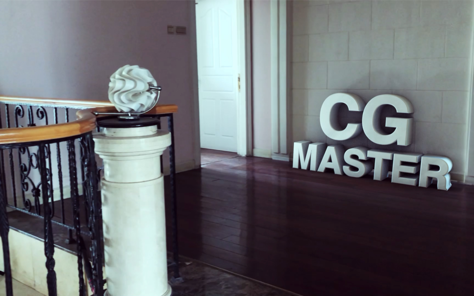 c4d运动跟踪的效果!