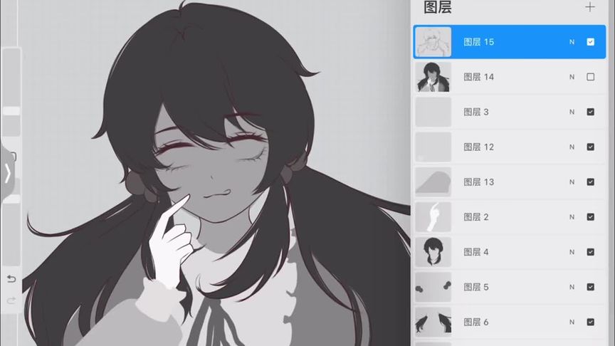 #绘画过程 #procreate绘画 #procreate #教程 #ipad绘画教程