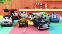 动漫玩具 第179集 警车联盟玩具8款警车大集结