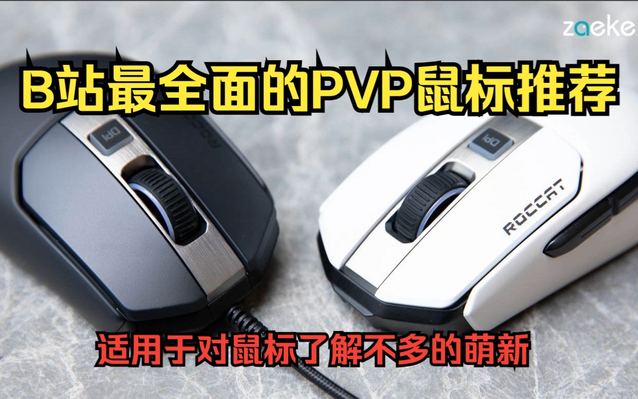 这或许是B站全面的PVP鼠标介绍?