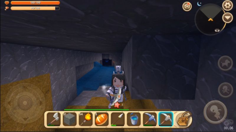 迷你世界冒险模式 岩浆巧遇钻石