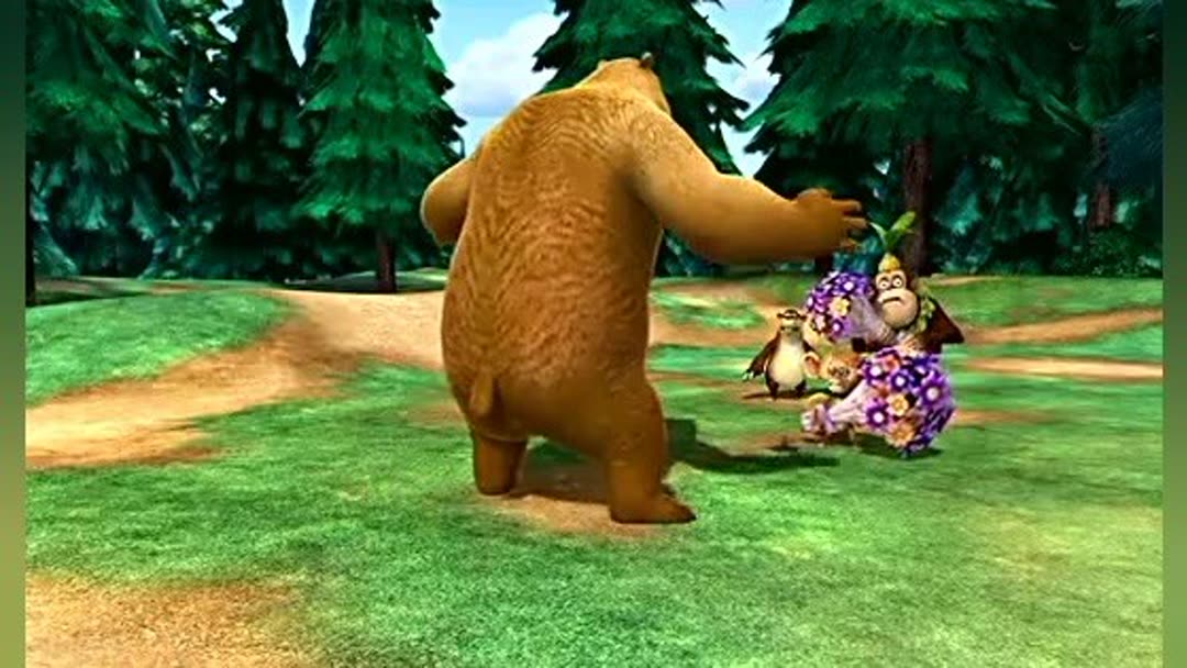 熊出没之丛林总动员,熊大熊二欢迎回家