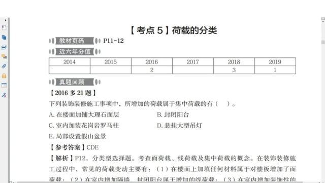 2020二建建筑真题探索大揭秘(考点05...