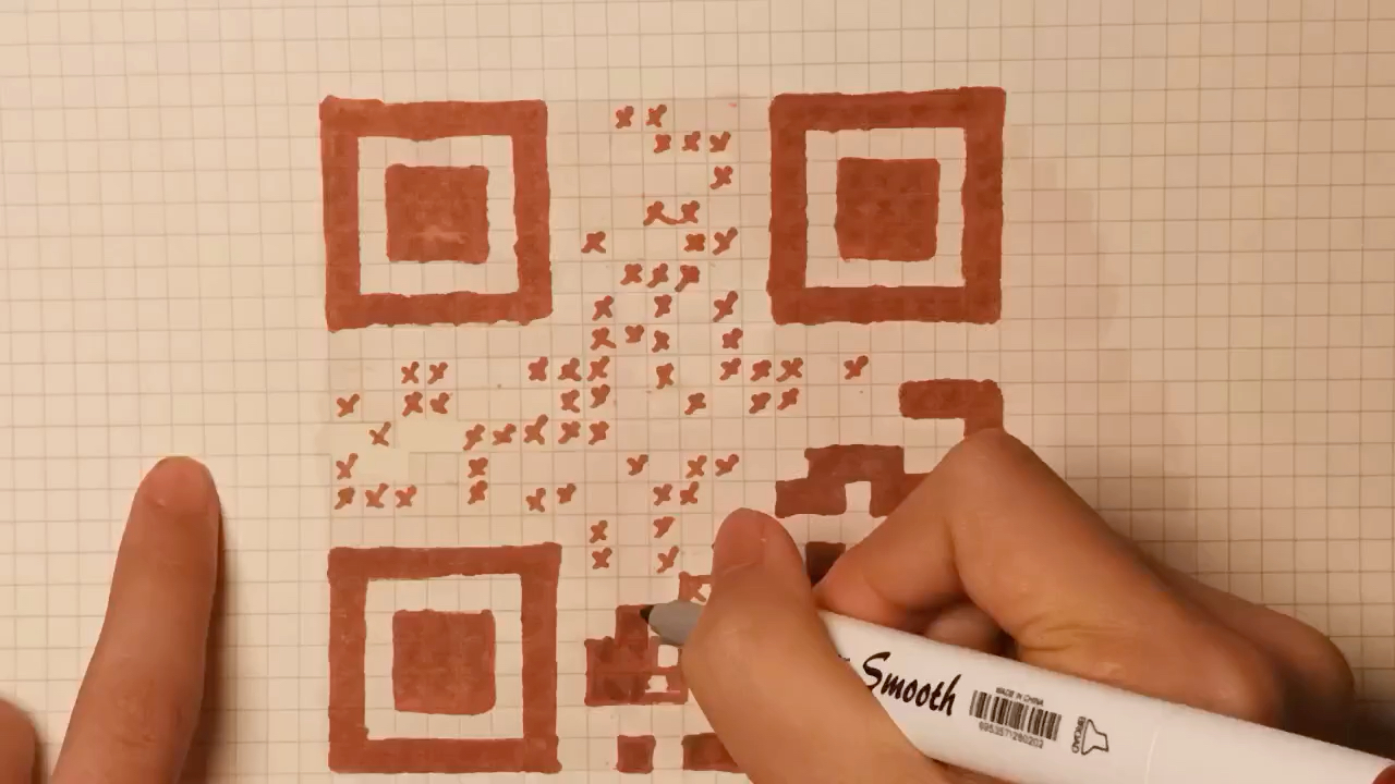 什么!?我画了一个二维码?!