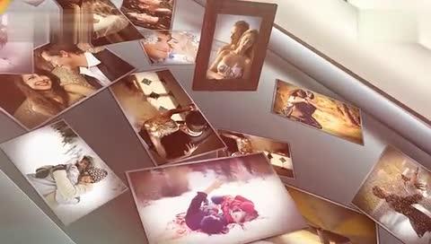 AE模板-爱的相框电子相册展示模板-Love photo frames